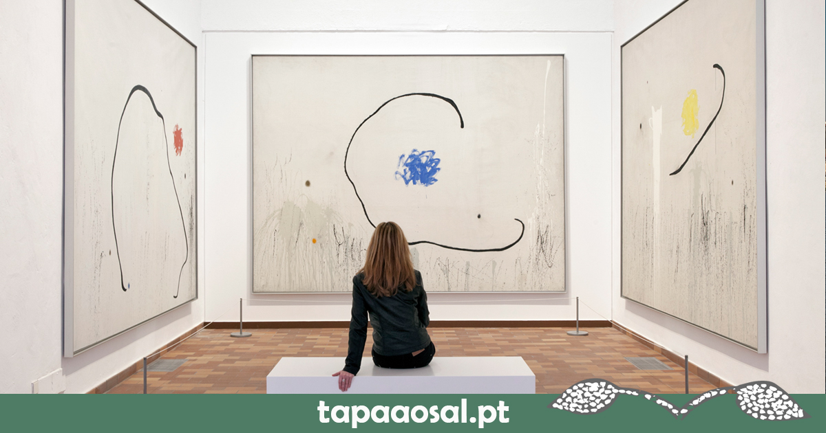 Exposição de Joan Miró na Casa de Serralves, Porto.